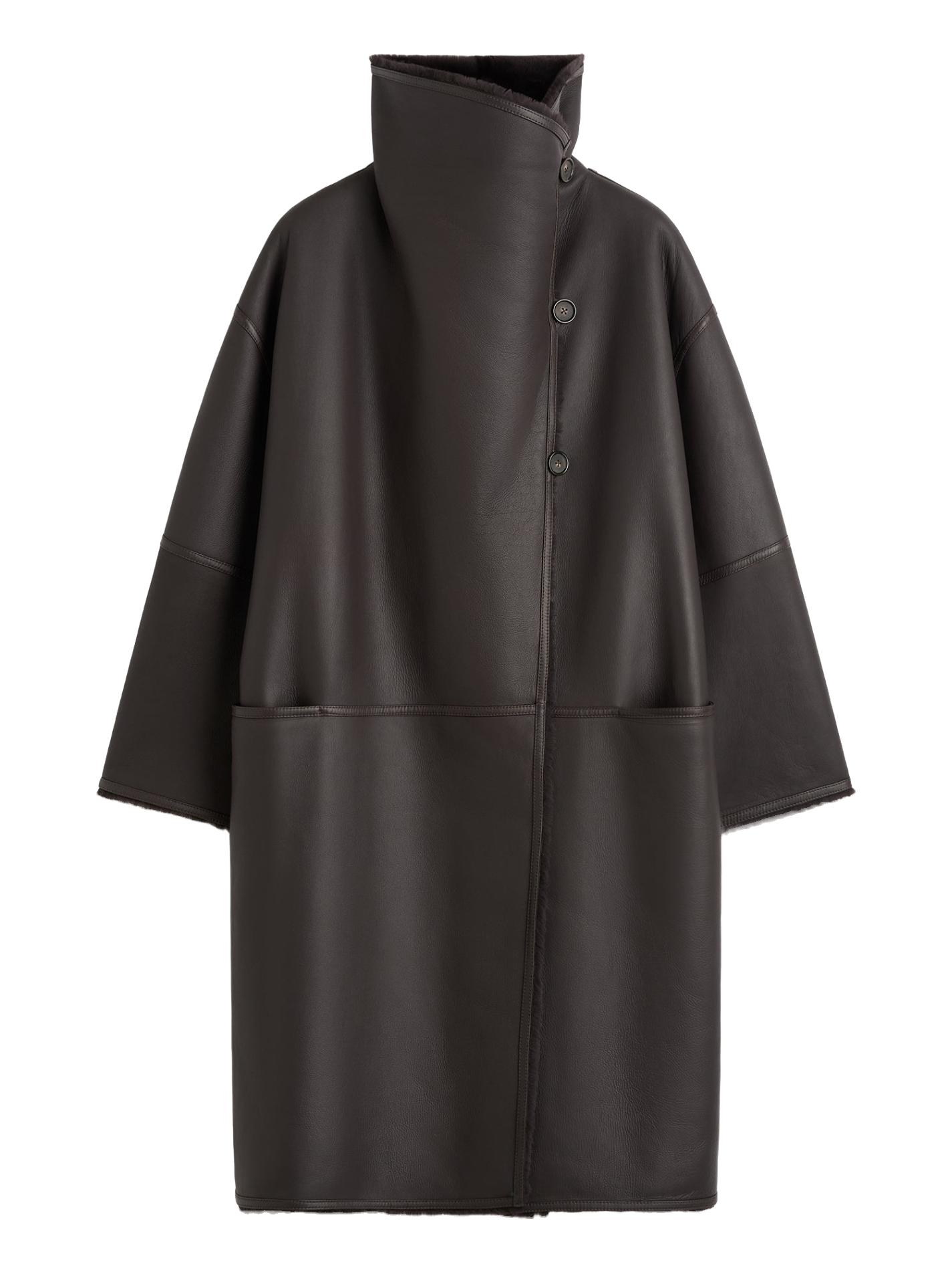 TOTÊME Toteme Paneled Shearling Coat
